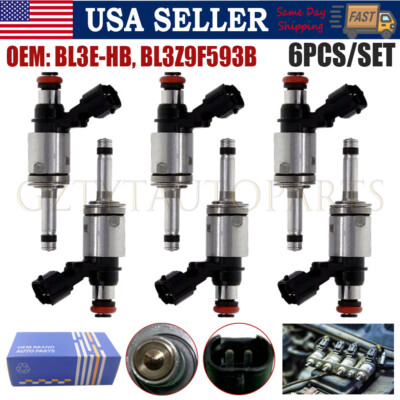 6Pcs OEM Fuel Injectors For Ford F150 3.5L EcoBoost Turbo BL3E-HB ...