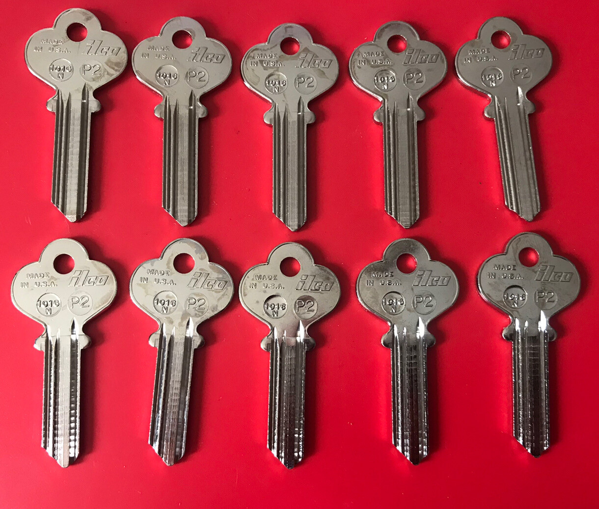 1016N Key Blank, Ilco Penn Lock Lot of 10 Uncut Key Blanks | eBay
