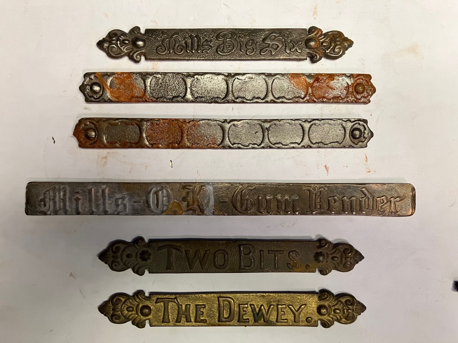 ANTIQUE SLOT MACHINE OR ARCADE MACHINE PARTS **RECAST** CAST IRON AND ...