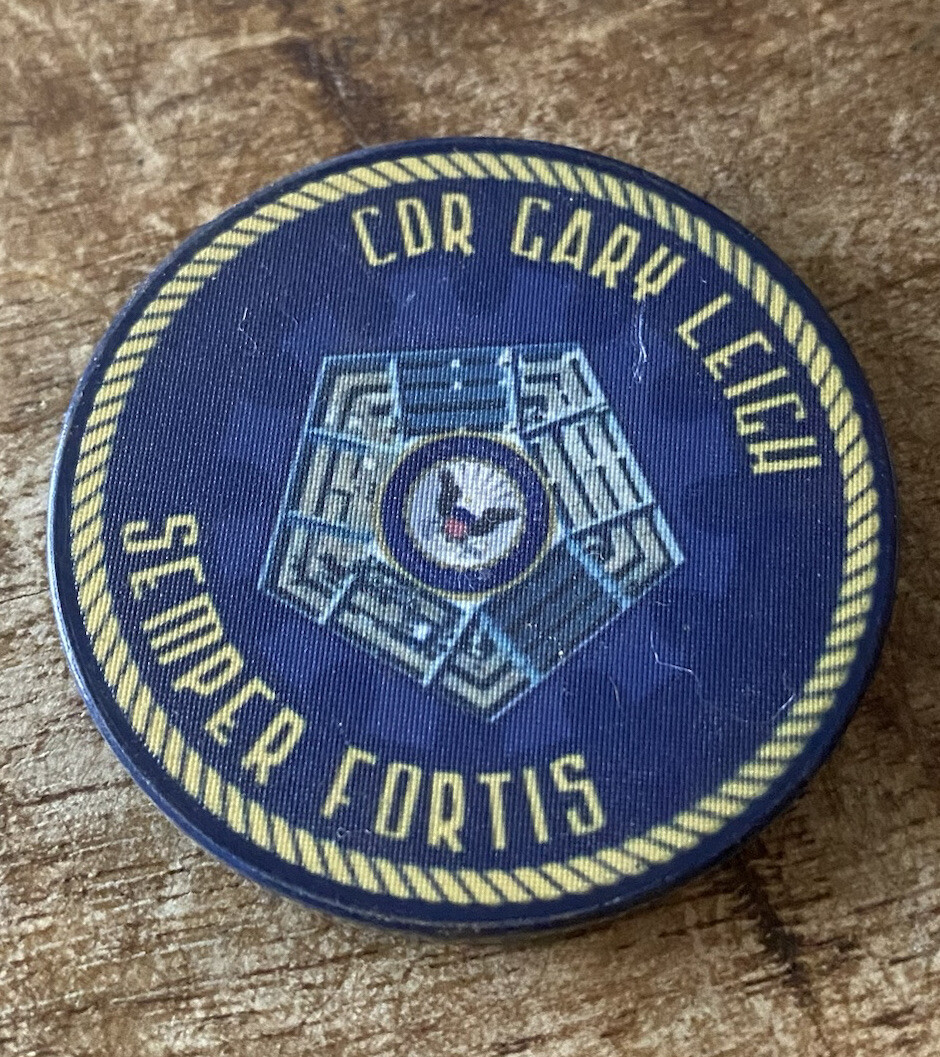 Challenge Coin CDR Gary Leigh Semper Fortis Pakistan Afghanistan Poker ...