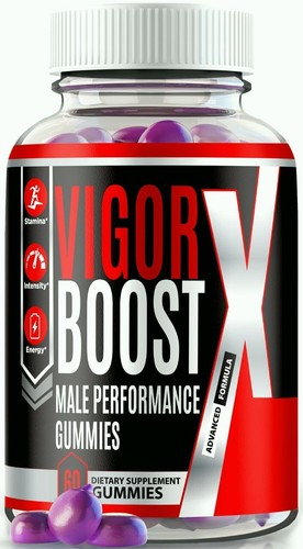 Vigor Boost X Gummies for Men, Male Performance Gummy for Stamina 60ct ...