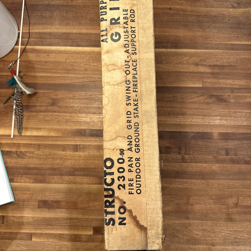 Vintage Mid Century Structo #2300 All Purpose Bar-B-Q Grill - NOS ...