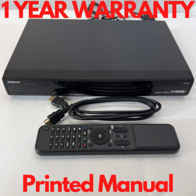 Humax PVR-9300T Freeview+ 320GB Twin Tuner Terrestrial TV Recorder Box ...