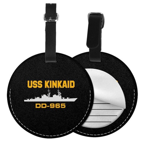 Veterans USS KINKAID DD-965 Travel Luggage Tags PU Luggage Tag-2Pcs | eBay
