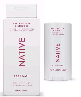 Native Limited Edition Body Wash - Apple Butter & Strudel+Deodorant ...