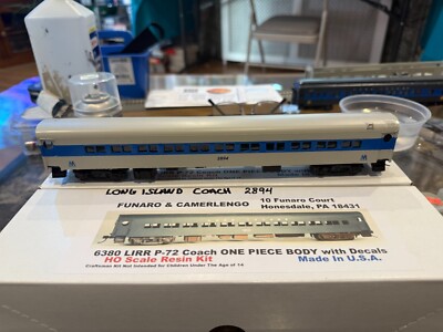 HO Scale LONG ISLAND RAILROAD PASSENGER COACH F&C P-72 COACH #2894 | eBay