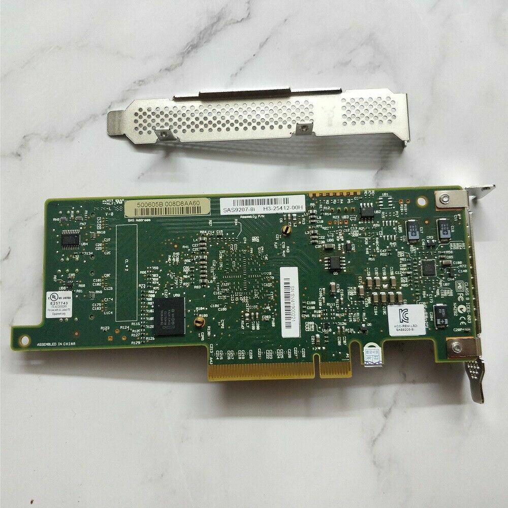 DELL/LSI SAS 9207-8i IT Mode SATA/SAS 6Gb/s PCI-E 3.0 Host Bus Adapter ...