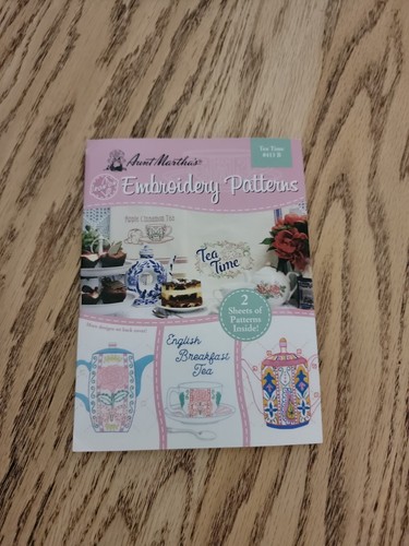 Aunt Martha's Embroidery Patterns Iron On Transfers Book 413 B. Tea ...