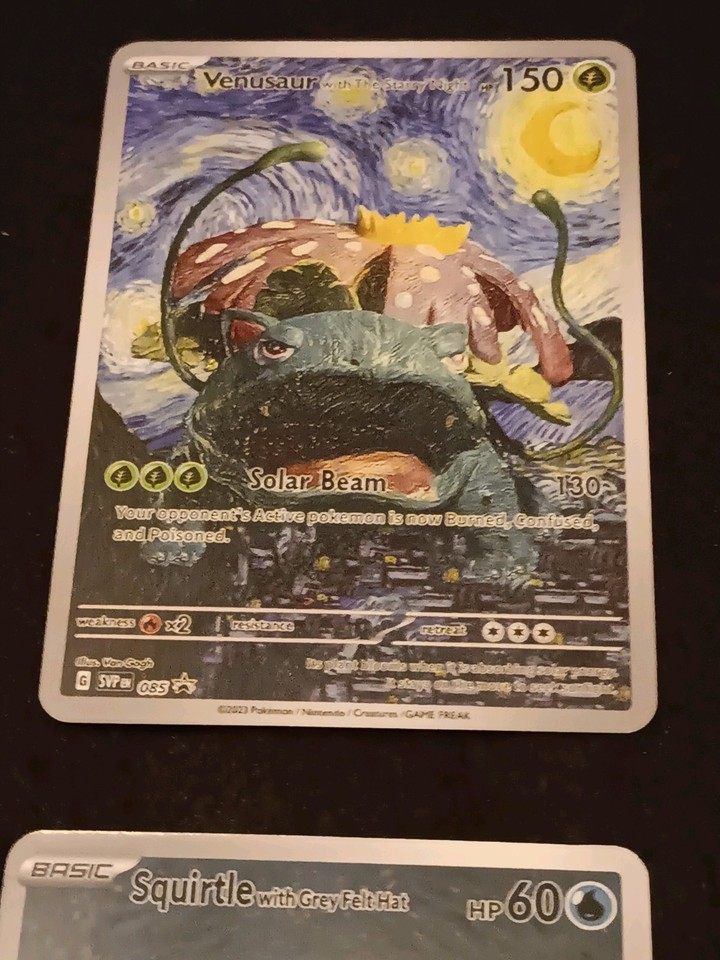 4 Starry Night Pokemon x Van Gogh Promo Card - NM | eBay