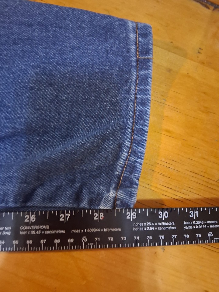Unifirst Men's Blue HD Denim Jeans 36x30 100% Cotton Straight Leg | eBay