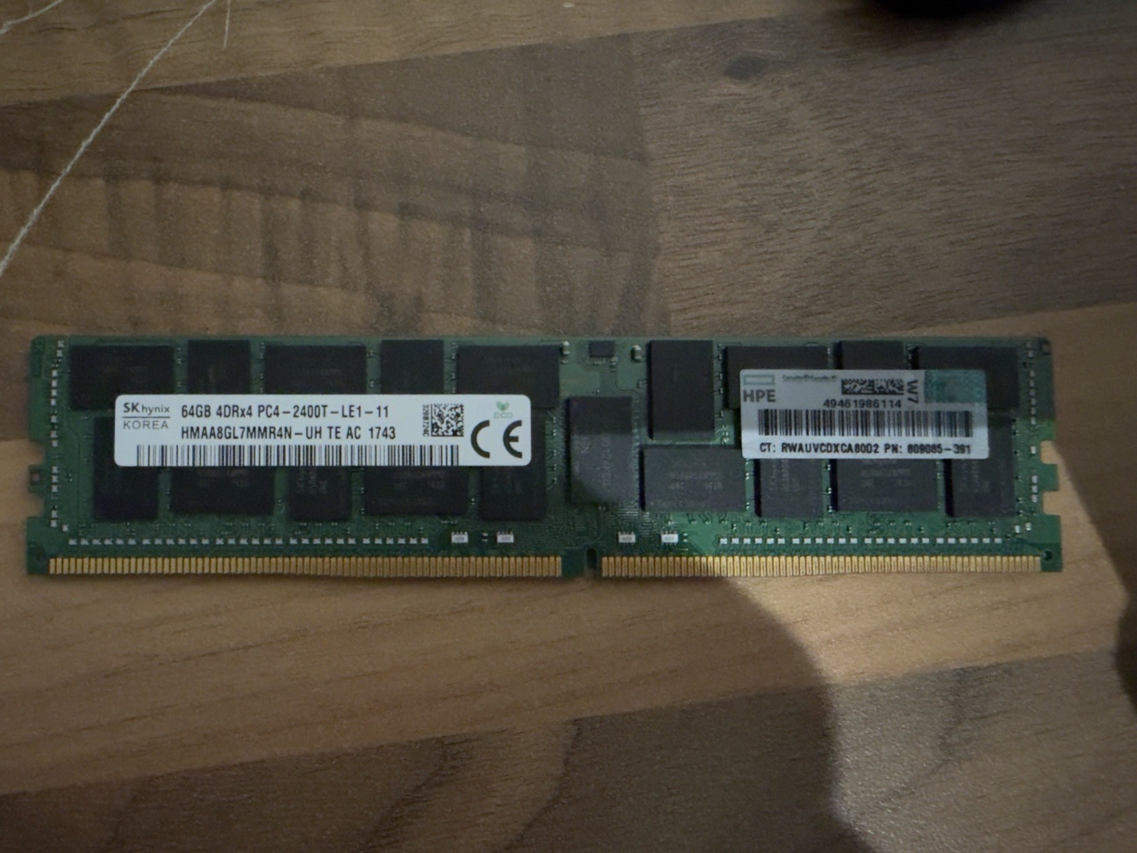 512GB DDR4 ECC Server RAM 8x64GB 2400MHZ | eBay UK