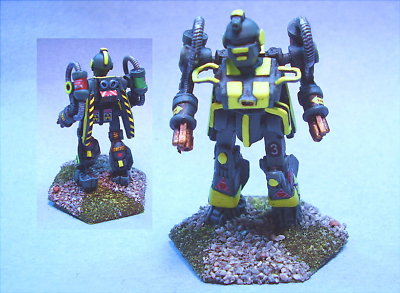 Battletech painted Firestarter battlemech YG | eBay