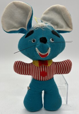 Vintage 1960's Topo Gigio Mouse Plush Doll RARE FIND Ed Sullivan Show ...