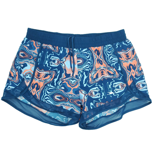 Crane Athletic Shorts Womens Large Blue Brief Gym Workout Running ...