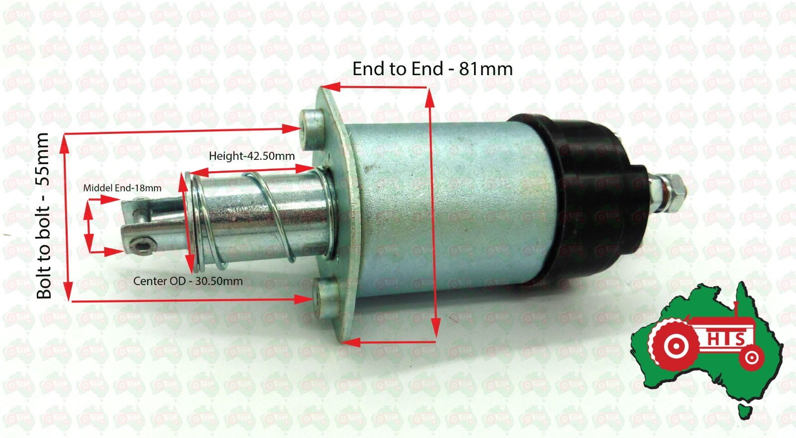 Tractor Starter Solenoid Fits for 23C 4-Cyl Diesel Fits for Landini ...