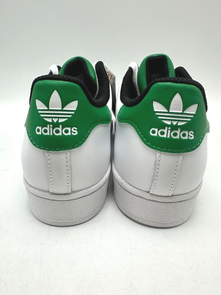 ADIDAS Originals Superstar 'White Black Green' ID4670 Men's sz 8.5-12 ...
