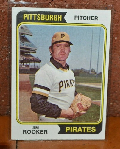 1974 TOPPS BASEBALL CARD JIM ROOKER - PITTSBURGH PIRATES PITCHER 402 | eBay