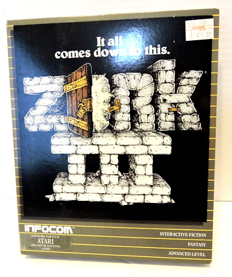 Vintage 1984 Infocom Zork III Computer Game 5.25" Floppy Disk W/ Box ...