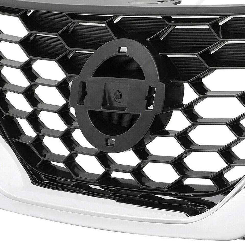 Front Bumper Upper Grill For Nissan Sentra 2016 17 18 Grille Chrome ...