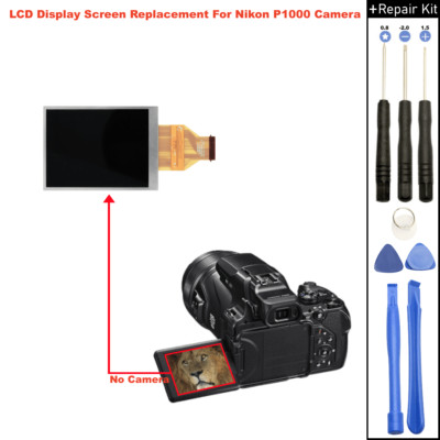 LCD Screen Display Panel Assy For Nikon COOLPIX P1000 4K Camera Repair ...
