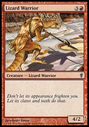MTG Magic the Gathering Lizard Warrior (146/219) Conspiracy LP | eBay