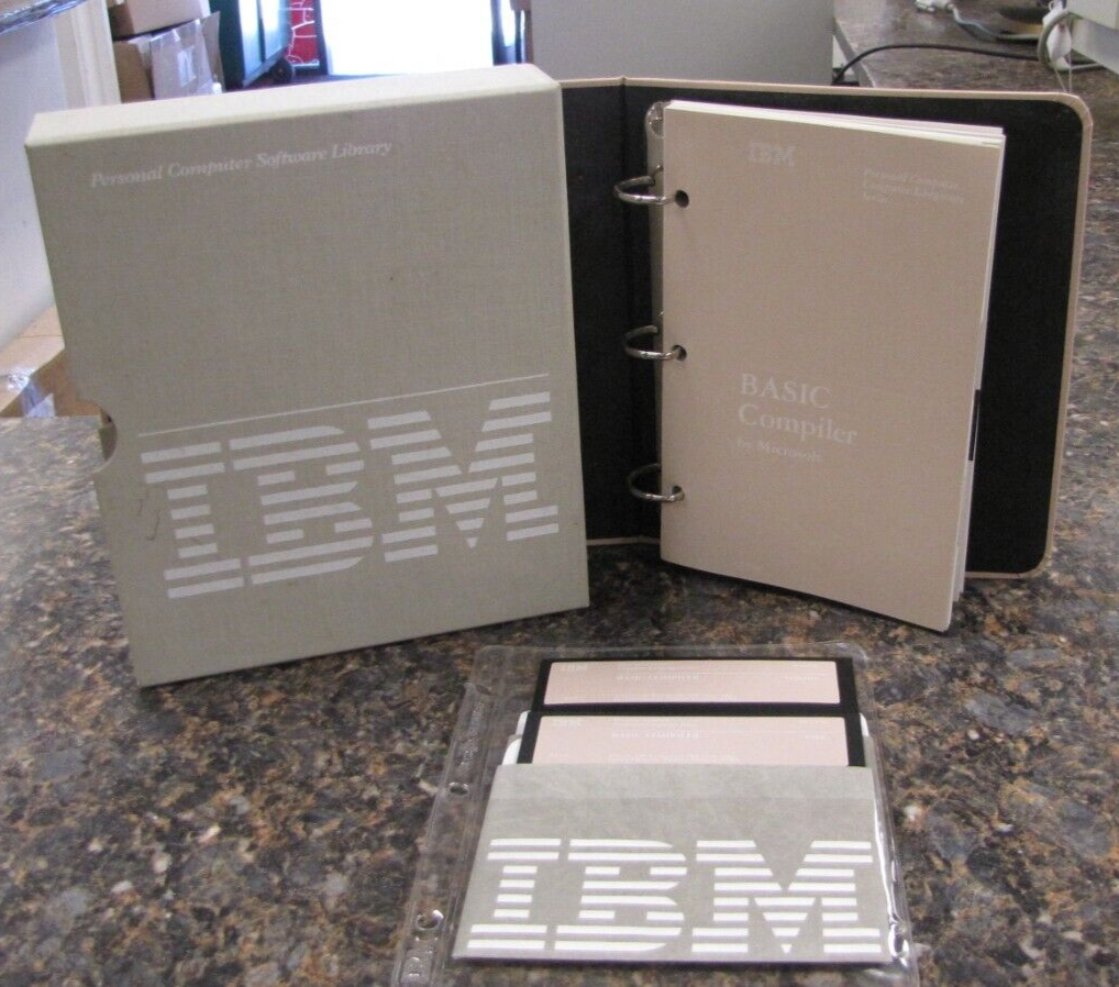 Vintage IBM Personal Computer BASIC Compiler V1.0 First Edition - FP49 ...