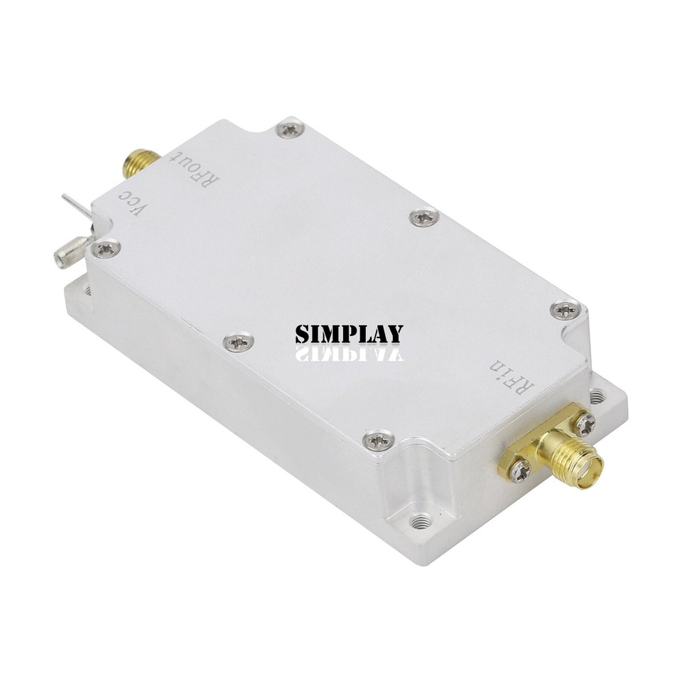 10W Output RF Power Amplifier 24-28V RF Accessory with SMA Female ...