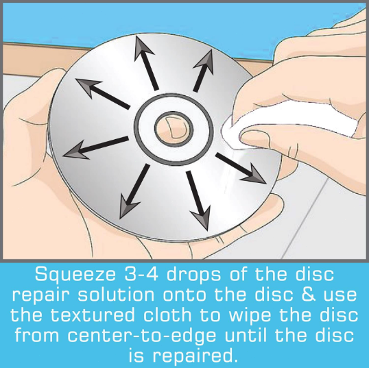 Maxell 190510 Disc Scratch Cleaner & Repair Kit for CD/DVD - Eliminates ...