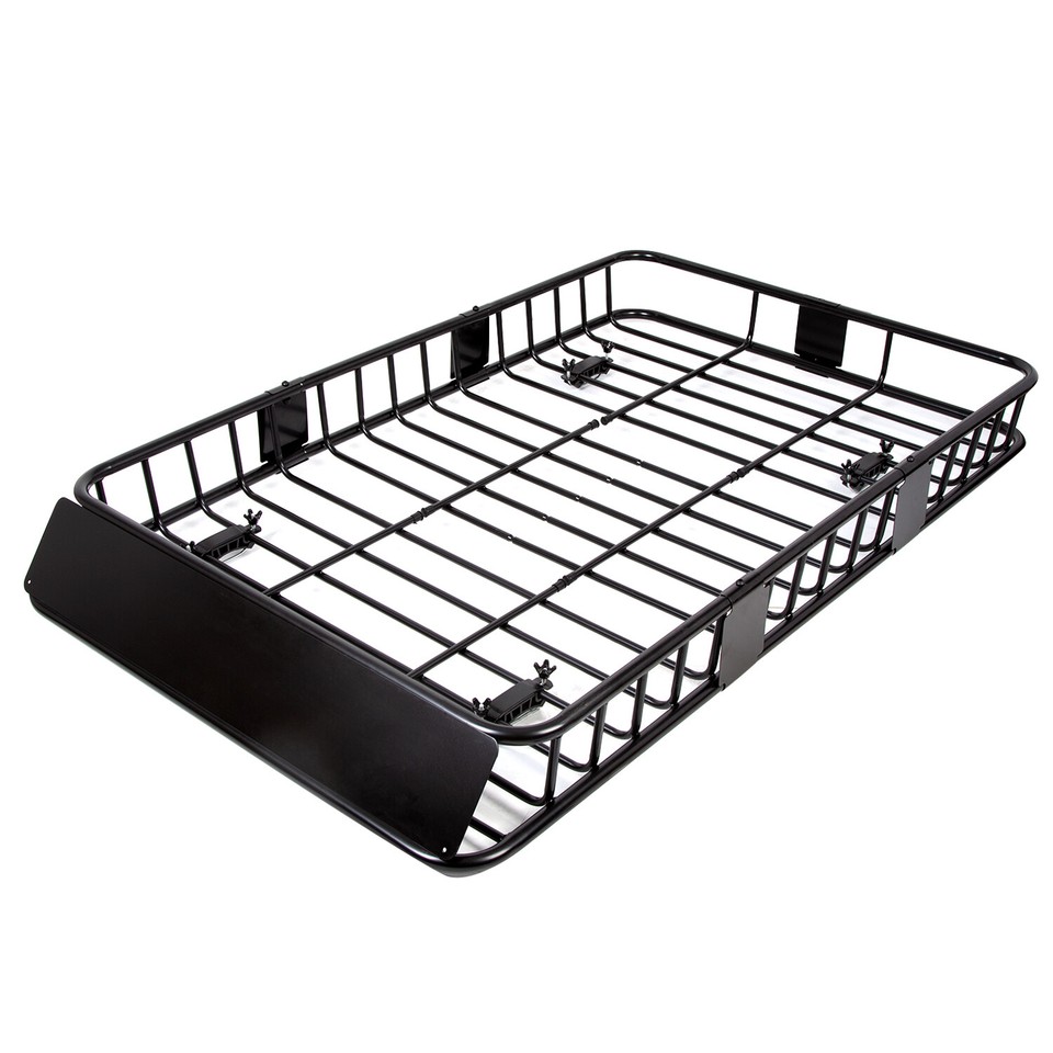 Universal 500LBS 64" Roof Rack Cargo Basket Car Rooftop Baskets Luggage ...
