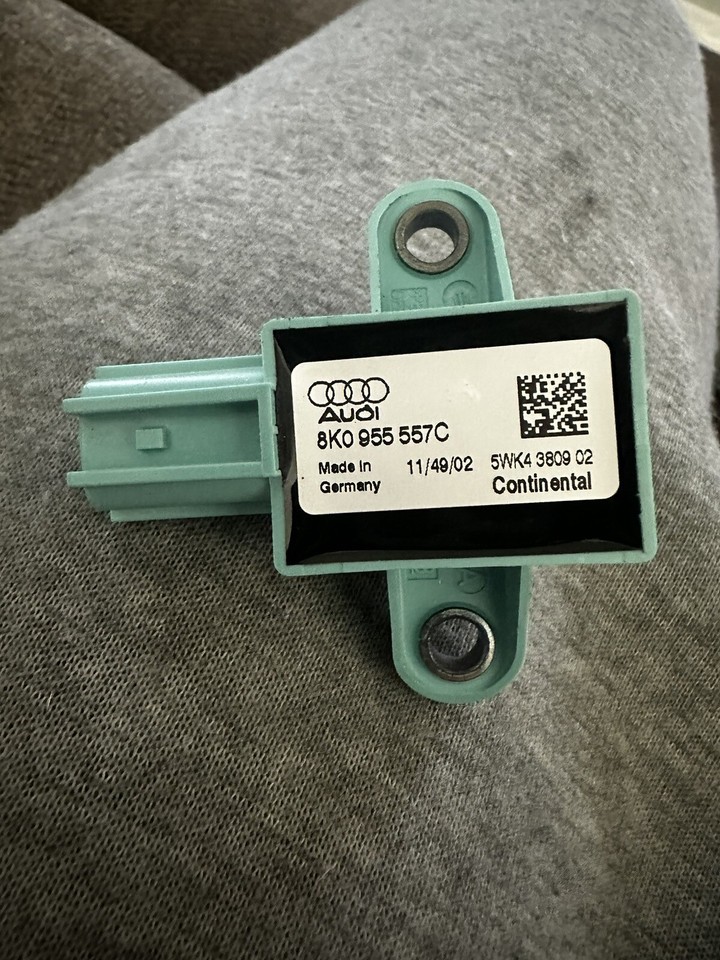 09-12 AUDI Q5 FRONT LEFT DRIVER DOOR SIDE IMPACT SENSORS 8K0 955 557C ...