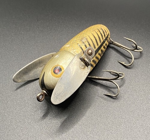 Vintage Heddon Crazy Crawler 2120 XRS Wood Lure | eBay
