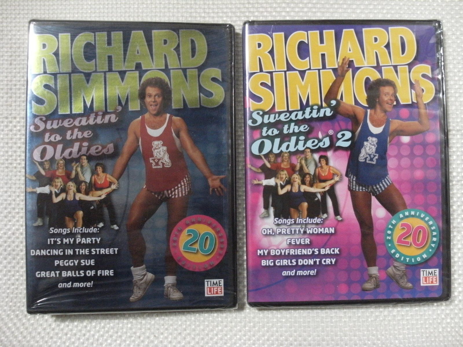 Richard Simmons Sweatin' To The Oldies 1 & 2 DVD's 20th Anniversary ...