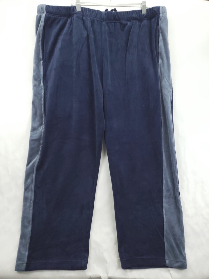 KingSize Tracksuit Mens 3XLT Blue 2 Piece Set Velour Long Sleeve Full ...
