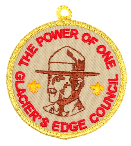 The Power of One Baden-Powell Glacier's Edge Council Patch Wisconsin ...