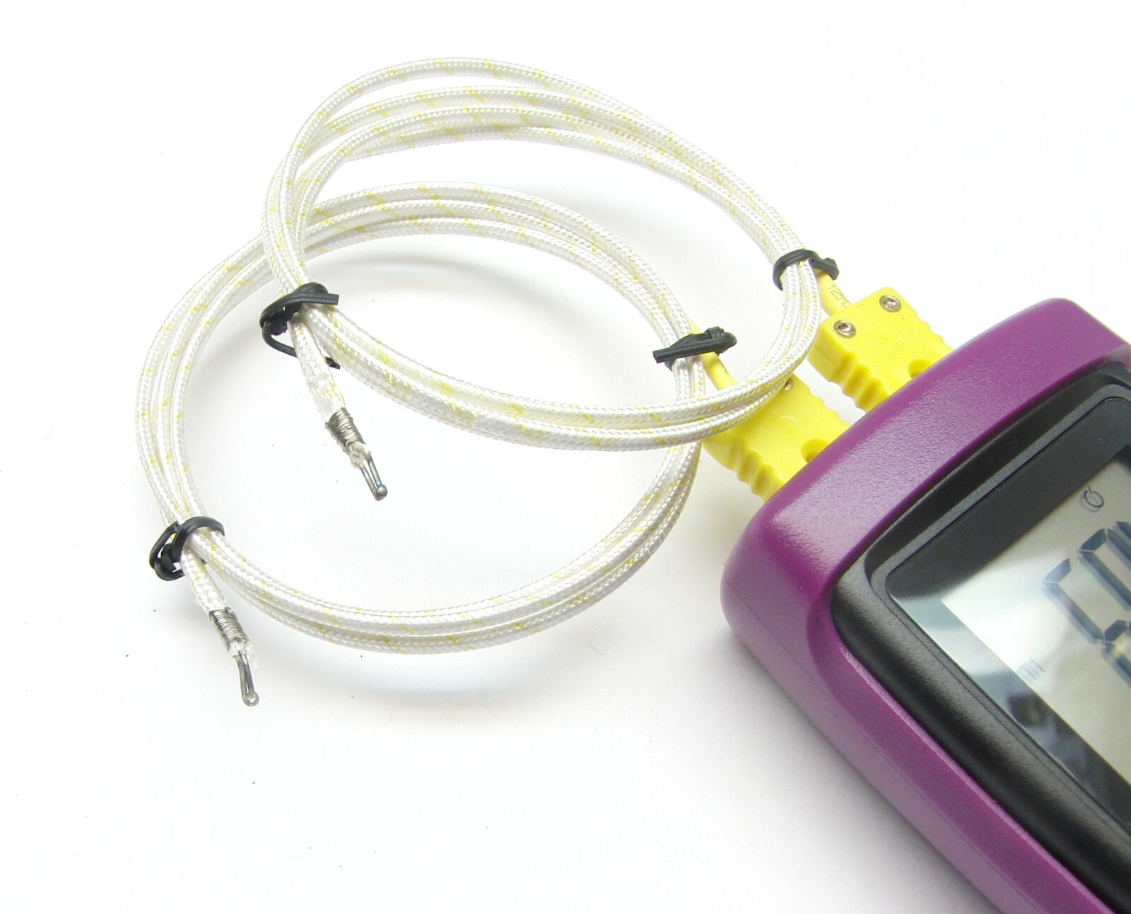 2 Input Digital K-Type Thermometer for Pottery Kiln Furnace Forge ...