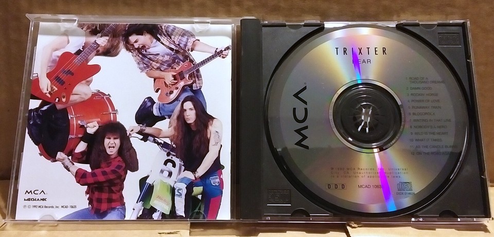 TRIXTER - HEAR MUSIC CD 1992 MCA DDD MCAD10635 ORIGINAL RELEASE ...