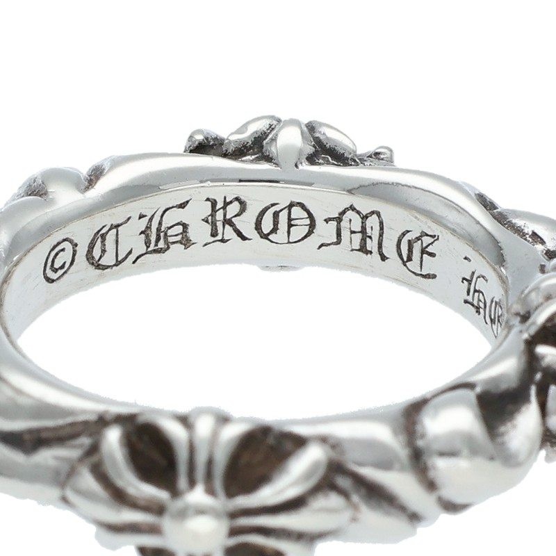 Chrome Hearts Silver Ring US 4.5 SBT Band 7.01g Jewelry | eBay