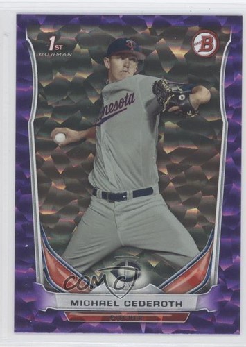 2014 Bowman Draft Purple Ice /99 Michael Cederoth #DP93 | eBay