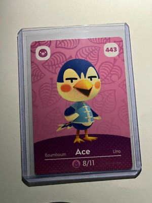 Nintendo Animal Crossing Amiibo Card - Series 5 #443 - Ace - w ...