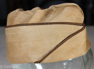 US WW2 Tank Destroyer Khaki Overseas Garrison Hat Cap 7 1/8 Named Unit ...