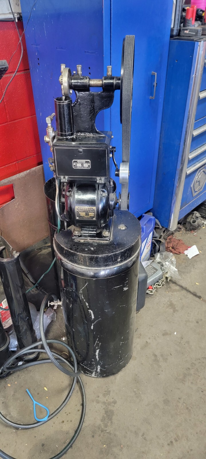 Vintage Antique Pelton Dental Air Compressor 1910's 100% Functional | eBay