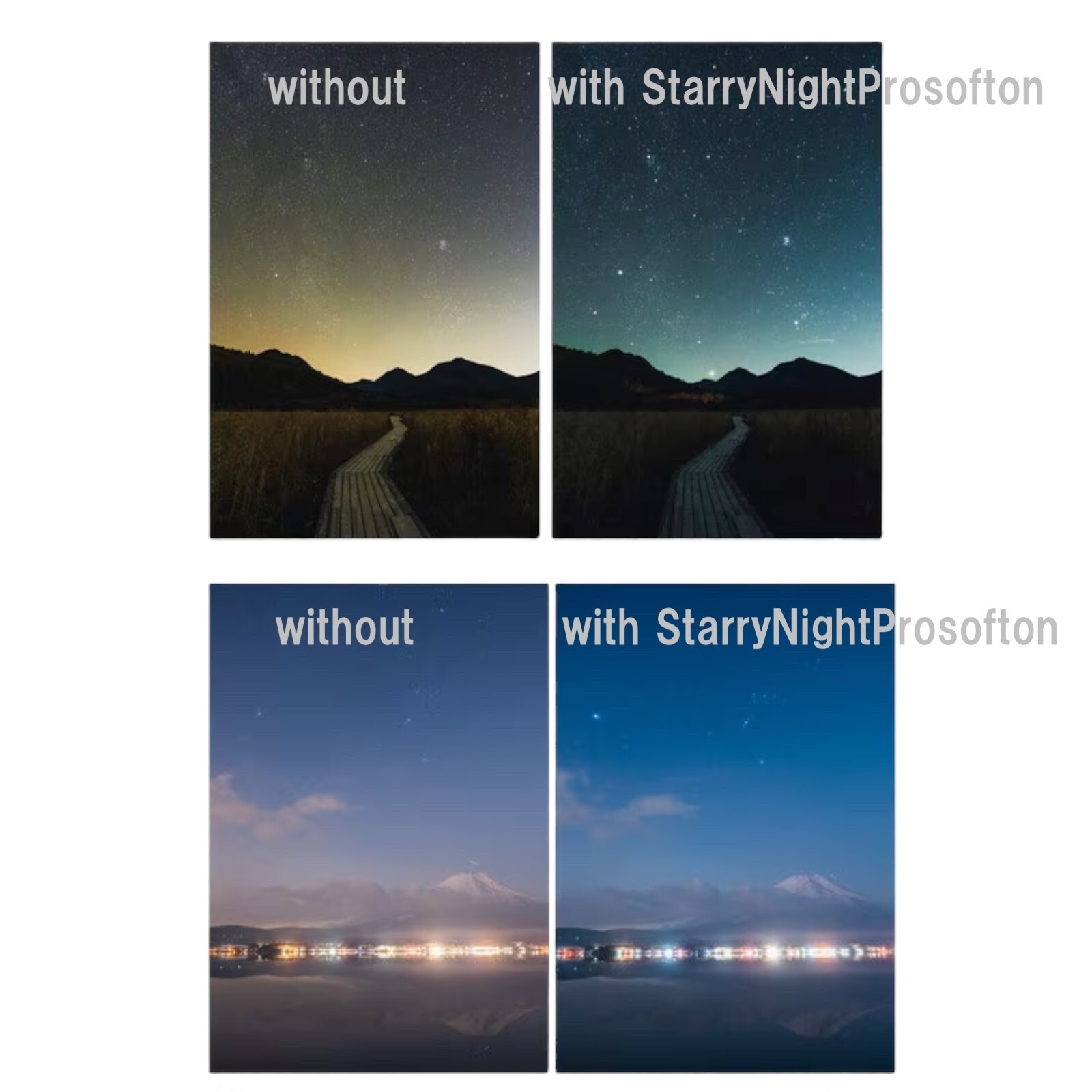 New KENKO 58mm STARRY NIGHT PROSOFTON Filter for Night Sky Photography ...
