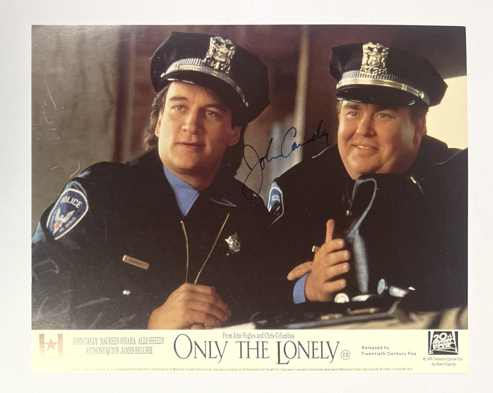 John Candy - Signed Autograph “Only The Lonely” (1991) Promo Lobby Card ...
