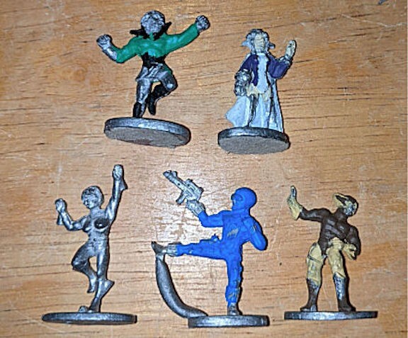 Champions 25mm Lead Miniatures Assorted Lot of Five #2 Grenadier Models ...