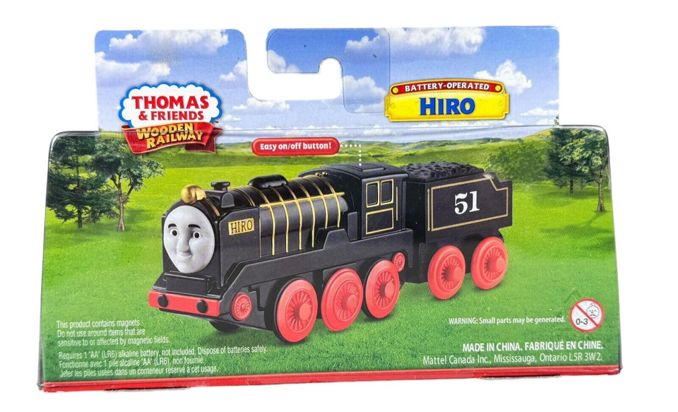 Y4108 Thomas & Friends Wooden Railway Battery Operated HIRO w/TENDER | eBay