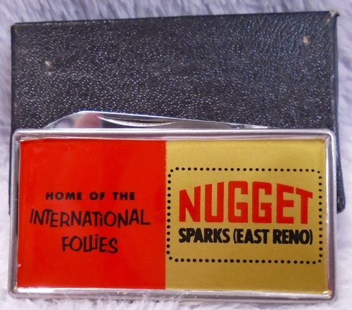 Vintage RARE-NOS-NUGGET CASINO HOTEL Money Clip. Knife, File -Sparks ...