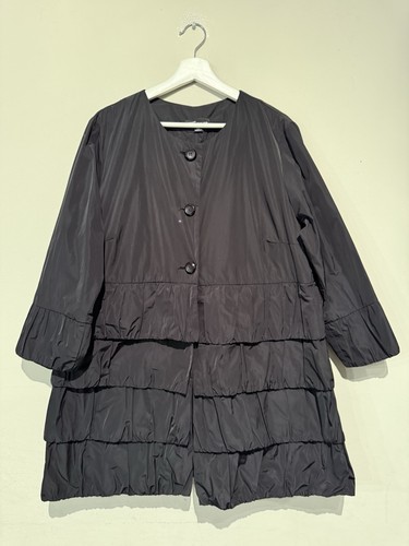 SUN KIM WOMEN XL JACKET PLEADED 3/4 Sleeve Black Business Casual ...
