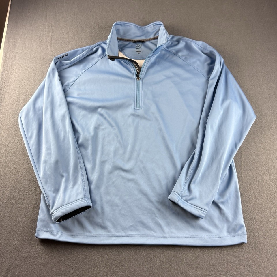 Zero Restriction Pullover Men’s 2XL Blue Tour Series 1/4 Zip Golf ...