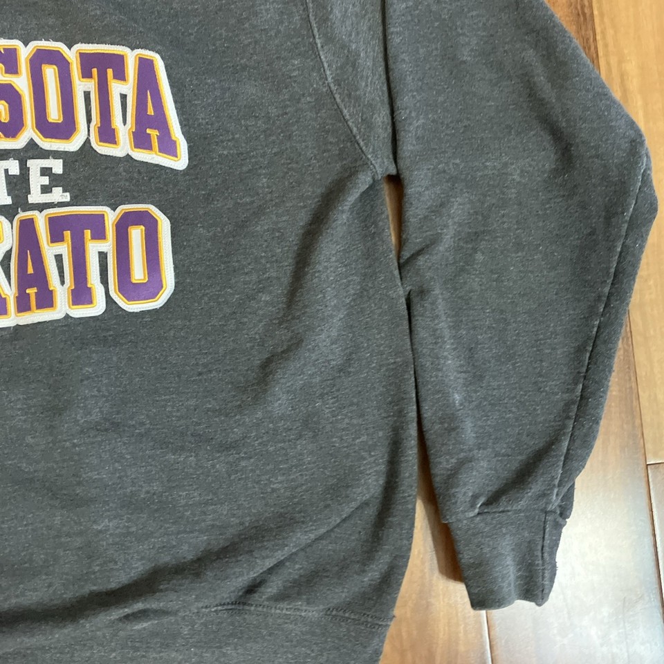 Vtg Champion Mens Sweatshirt Minnesota State Mankato Large Crew Fleece ...