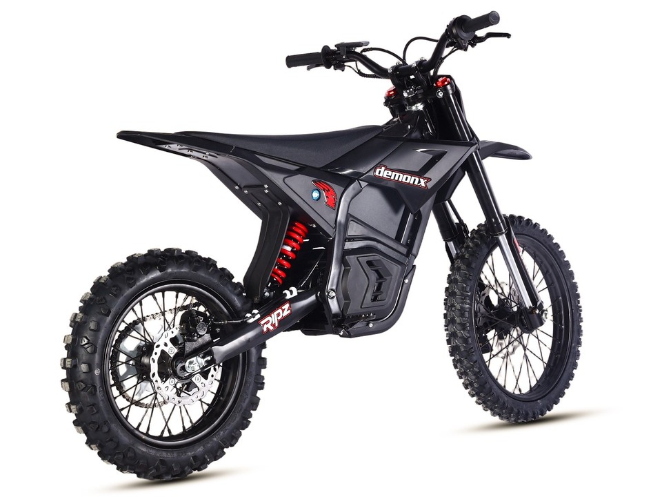 72V DEMON X RIPZ EBIKE ELECTRIC DIRT PIT BIKE MX STOMP PITBIKE 17/14 ...